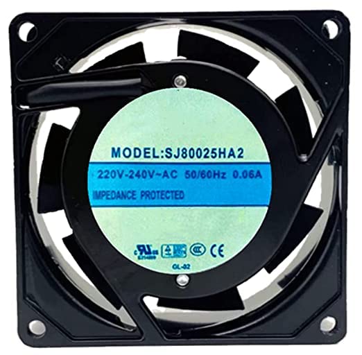 Amazon.com: SJ80025HA2 220V 0.06A 8025 Cooling Fan 80X80X25mm : Electronics