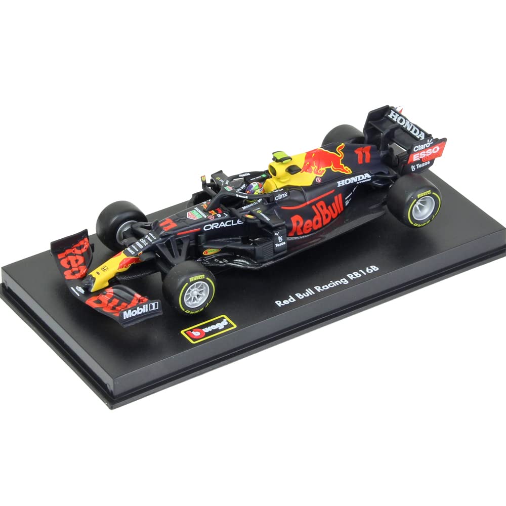 Buy Bburago 1:43 F1 Aston Martin RED Bull Racing RB16B with Helmet ...