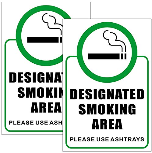 Outdoor Indoor 2 Pack 6 X 9 Designated Smoking Area | Desertcart KUWAIT