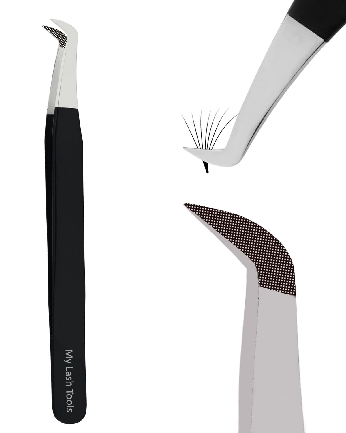 Amazon.com: My Lash Tools Fiber Tip Lash Tweezers for Eyelash ...