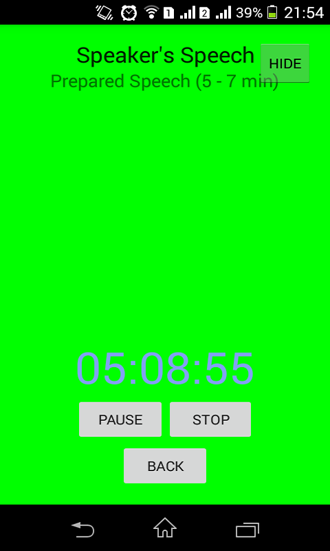 ToastMasters Timer - App on Amazon Appstore