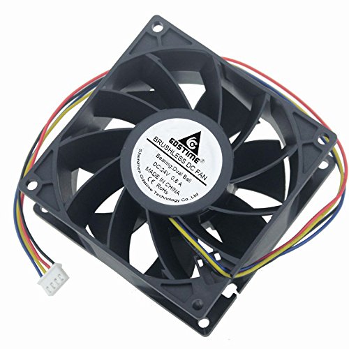 Amazon.com: GDSTIME 90mm PWM Fan, 92mm x 38mm 9238 Dual Ball Bearings ...