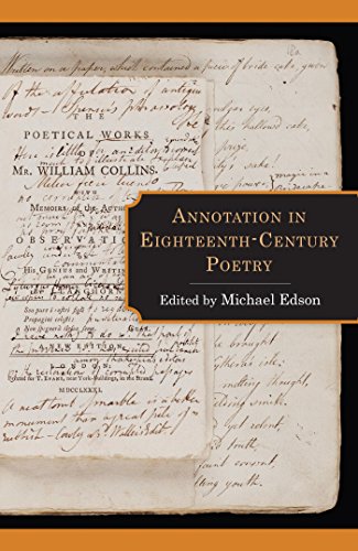 Annotation in Eighteenth-Century Poetry (Studies in Text & Print ...