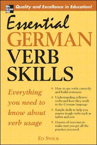 Amazon.com: Essential German Verb Skills: 9780071453882: Swick, Ed: Books