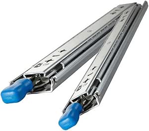 Amazon.co.jp: 2 Full Extension Slides - Heavy Duty Drawer Slide Rail ...