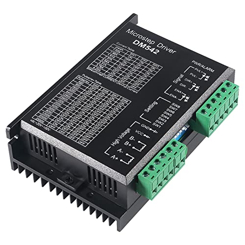 Snapklik.com : Stepper Motor Driver DM542, DC 20-50V DM542 2-Phase 128 Subdivision For Nema 17 ...