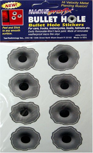 Magnegrafix Peel & Stick Bullet Holes Decals, Pack of 8 : Amazon.in ...