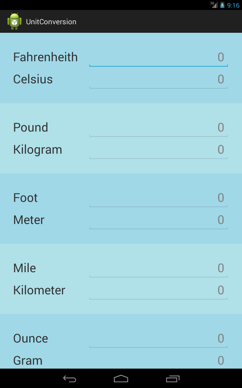 Unit Conversion - App on Amazon Appstore