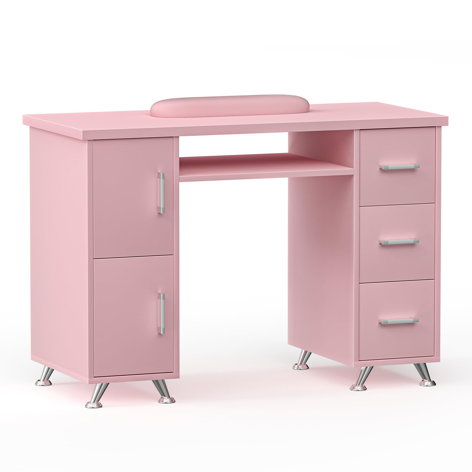 Amazon.com: ABTSalon Acetone Resistant Manicure Table Nail Tech Desk ...