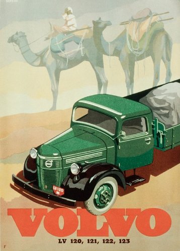 Vintage Volvo Truck Advertising Poster A3 Print: Amazon.co.uk: Action ...