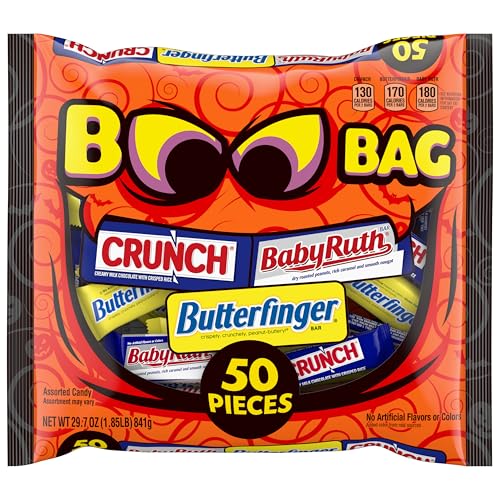 Snapklik.com : CRUNCH And Baby Ruth, 50 Count, Candy Variety Pack ...