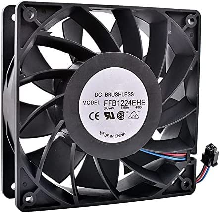 Amazon.com: FFB1224EHE 24V 1.50A 12038 Cooling Fan 120X120X38mm ...