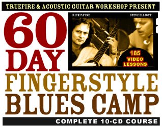 Amazon.com: Fingerstyle Blues Camp: TrueFire: Books