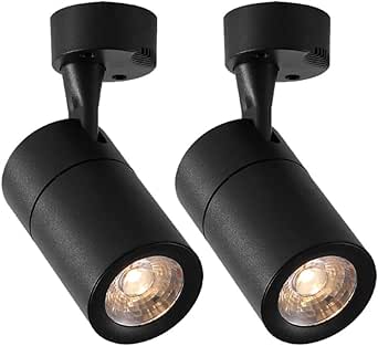 Wall Lamp 2 Packs Directional Spotlight Adjustable LED Monopoint ...