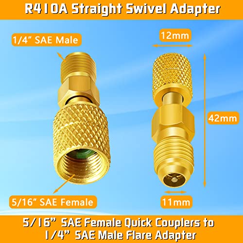 Snapklik.com : R410A Mini Split Adapters, R410a Refrigerant Hose ...