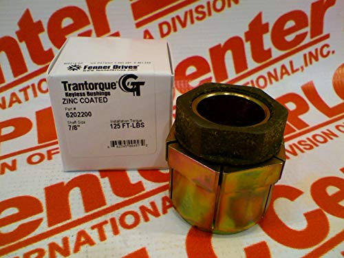 TRANTORQUE 6202200 Bushing, Locking Device, KEYLESS, ZINC Coated, Steel ...