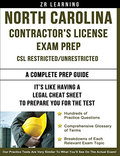 North Carolina Contractor's License Exam Prep eBook : Learning, ZR ...