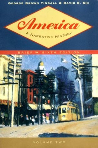 Amazon.com: America a Narrative History: 9780393924251: Tindall, George ...