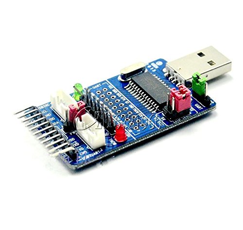 Shark Skwal I3 CH341 USB To I2C/IIC/SPI/UART/TTL/ISP Adapter Module ...