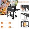 Amazon.com: HAPPYGRILL Charcoal Grill, Heavy Duty Cooking Grill with 2 ...