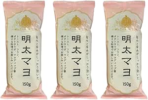 Amazon.co.jp: 【販路限定】明太マヨ 150g 複数個セット (150g x 3個セット) : 食品・飲料・お酒