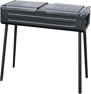 Amazon.com: GIZNXBA Charcoal Grills Portable BBQ Griddle, Foldable Kabob Barbecue for Outdoor ...