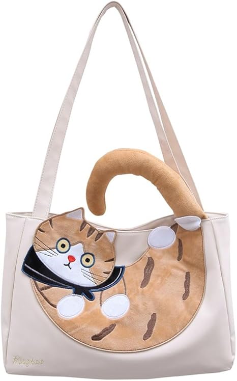 Amazon | [JIANGWEI] レデース トートバッグ 3D猫 キャンバスバッグ ショルダー トート 可愛い 大容量 肩掛けバッグ 動物柄 おしゃれ メッセンジャーバッグ ファスナー ...