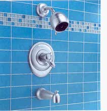 1768-MC Delta Matte Chrome Michael Graves Tub & Shower w/Metal Lever ...