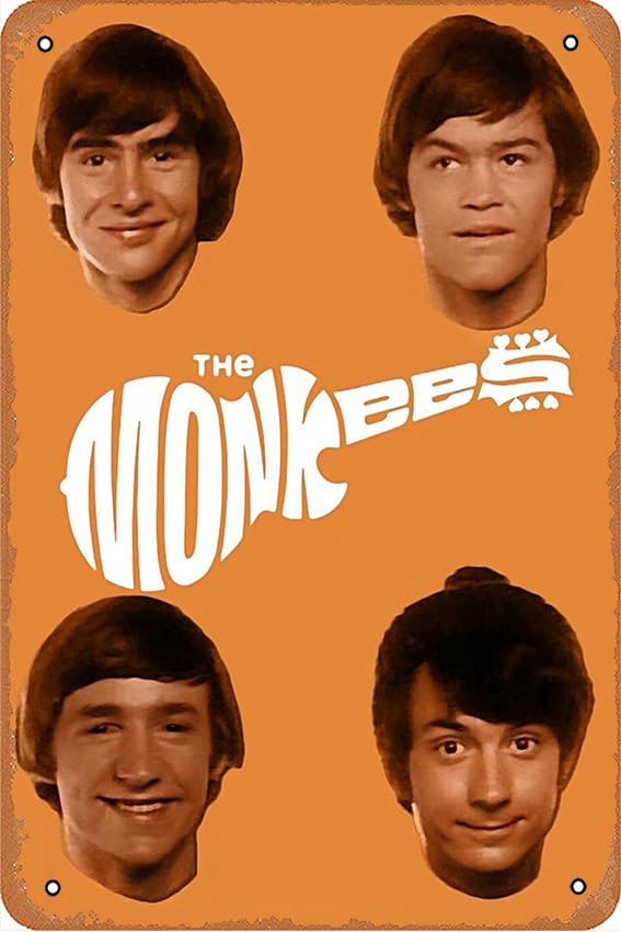 Amazon.com : The Monkees (2005) Metal Tin Sign Wall Decoration ...