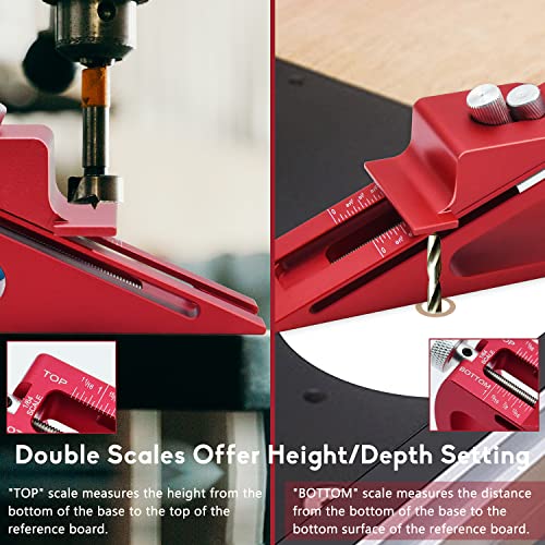 Snapklik.com : Adjustable Setup Block Height Gauge, Aluminum Precision ...