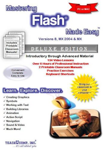 Mastering Flash Made Easy Training Tutorial v. 8, MX 2004 - How to use ...