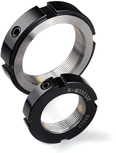 Amazon.com: Precision R-Type Radial Lock nut M8/10/12/15/20/30 * 1.0/1.5P CNC Machine Tool bar ...