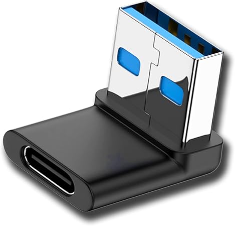 Amazon.co.jp: usb変換アダプタ 【100W充電速度 10Gbps高速データ伝送】 usb l字/type a l字 小型 軽量 fujitsu TOSHIBA Lenovo ...