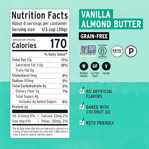 Purely Elizabeth Vanilla Almond Butter Keto Granola, Made with Nuts and ...