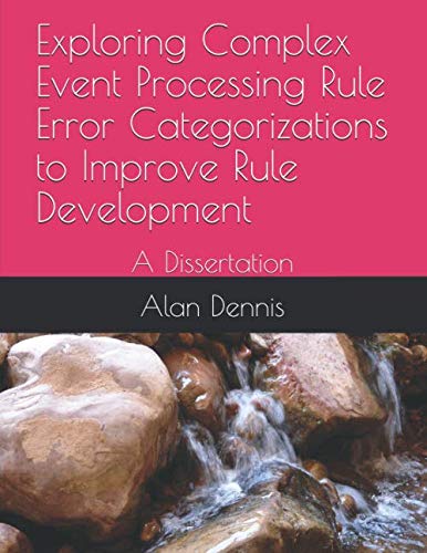 Exploring Complex Event Processing Rule Error Categorizations to ...