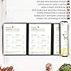 Kurtzy Triple Fold A4 Menu Covers (5 Pack) - 3 Fold Double View ...