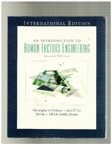 Introduction to Human Factors Engineering: International Edition (Isbn ...