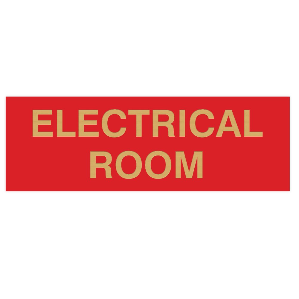Amazon.com: All Quality Basic Electrical Room Door/Wall Sign | Durable ...