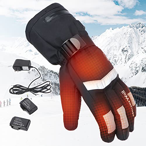 【さらに40%+2,000円OFF！】Heshare 電熱ヒーターグローブ － 4V/2,500mAhバッテリー×2個セット バイク向けモデル ...