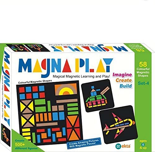 Magna Play | Magnetic Learning Game for Kids | Set - 4 : Amazon.in ...