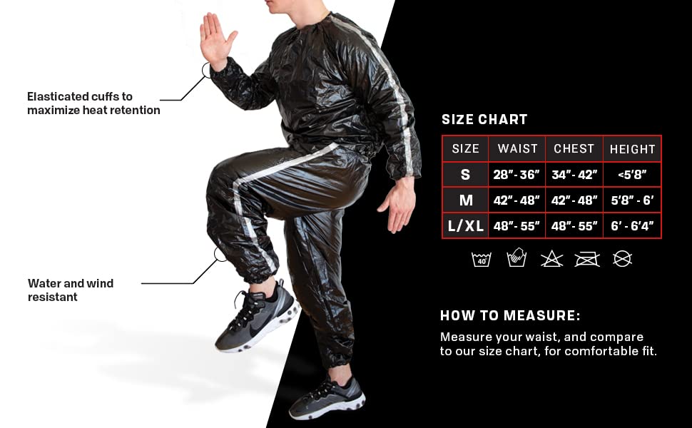 Snapklik.com : Skelcore Performance Sauna Suit Set For Men And Women