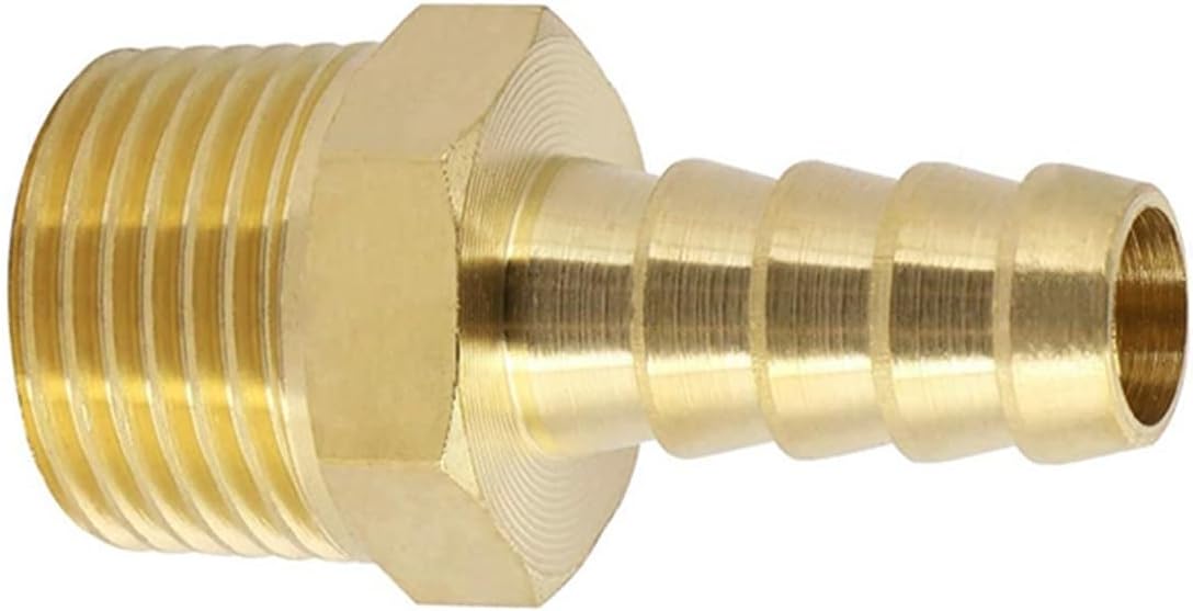 Amazon.com: Connector Pipe Fitting 6 8 10 12 14mm Brass Joint Hose ...