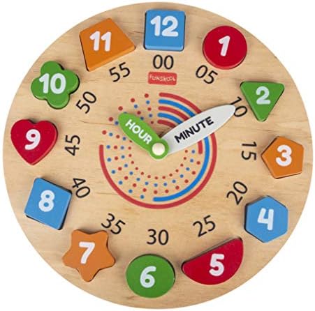 Buy Giggles - My Clock, Shape Sorting Clock Puzzle, Teaches Time ...