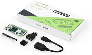 Amazon.com: Raspberry Pi Zero 2 WH Kit, Official Pre-Soldered Header, Heatsink, USB Cable, HDMI ...