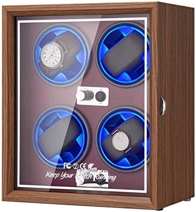 Amazon.com: VEVOR Watch Winder, Rotating Watch Box for High-End ...