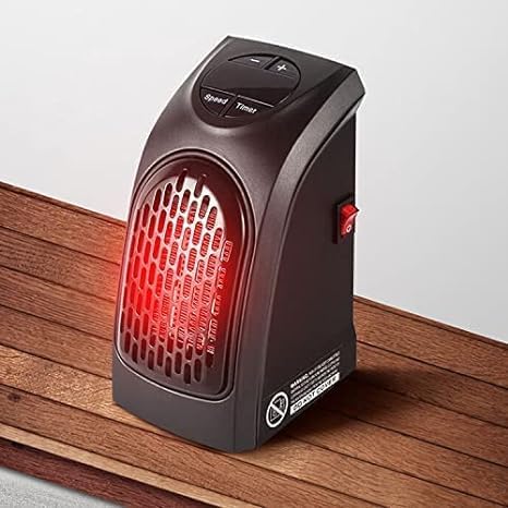 Compact Plug-in Electric 400 Watts Handy Room Heater, The Wall Outlet ...