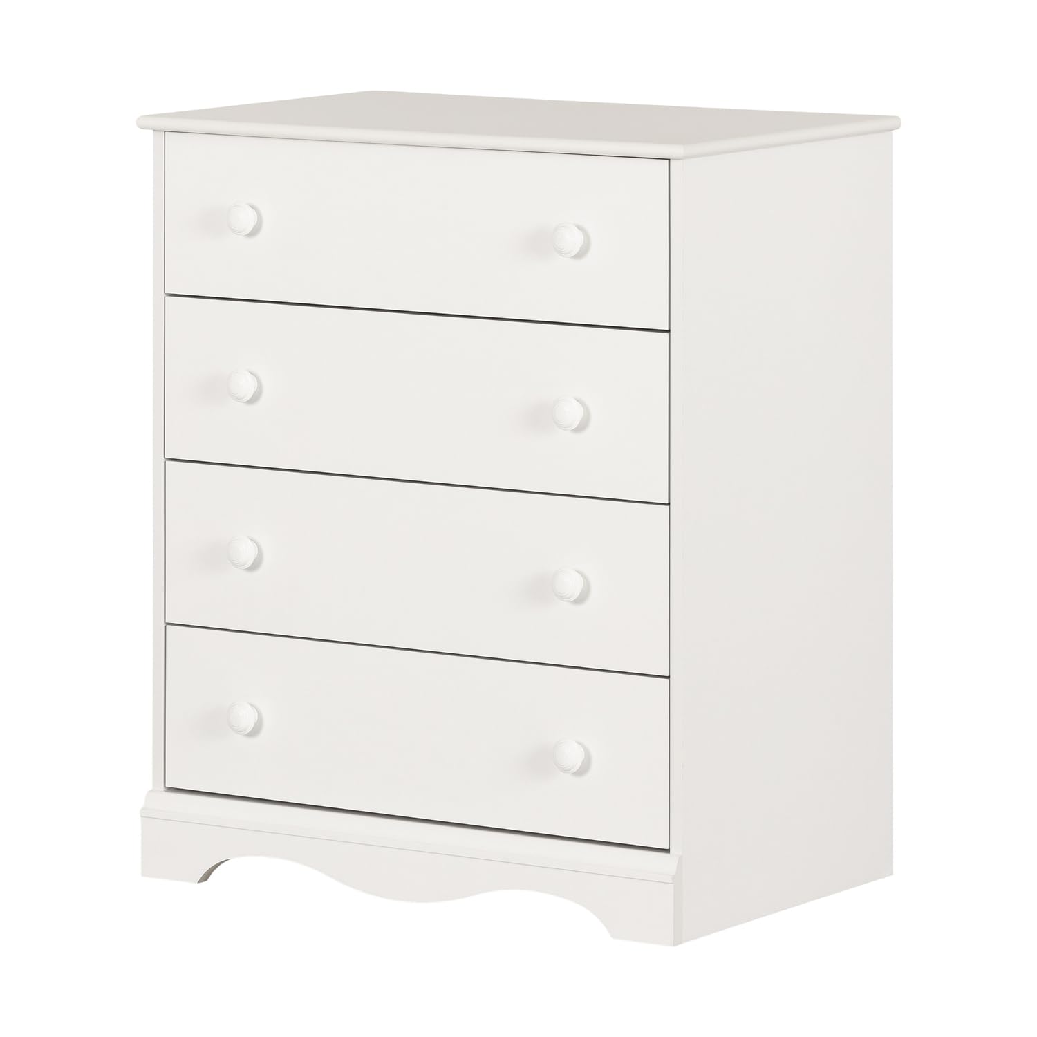 Amazon.com: South Shore Furniture, 4 Drawer Chest, Pure White : Home ...