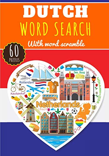 Dutch Word Search: Challenging Puzzle Brain book For Adults, Kids ...