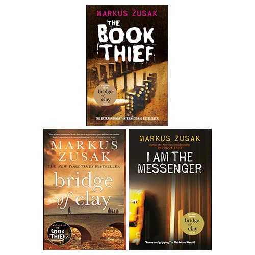 Markus Zusak 3 Books Collection Set (I Am the Messenger, The Book Thief ...