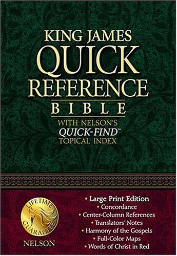 KJV Quick Reference Bible The Easy-to-access King James Version With ...